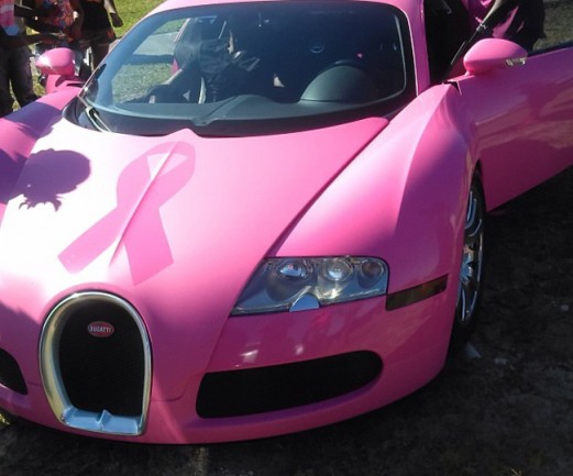 Flo Rida pinta su Bugatti Veyron de rosa - Periodismo del Motor