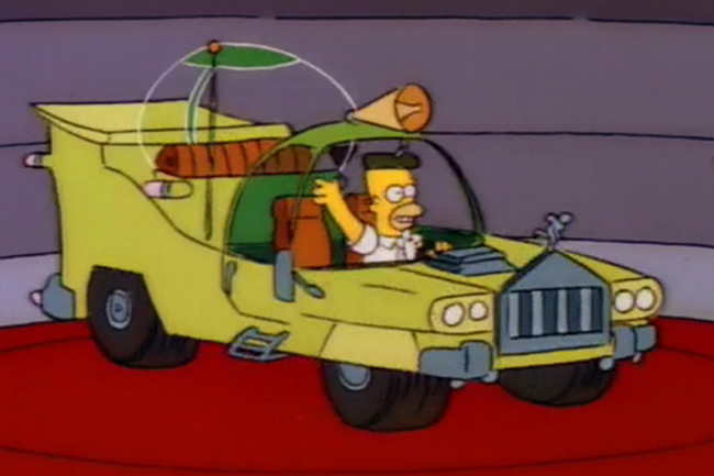Los cinco coches más emblemáticos de ‘Los Simpson’ - Periodismo del Motor