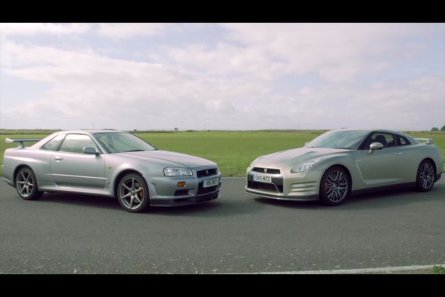 Vídeo: Nissan GT-R R35 contra Nissan Skyline GT-R R34, en circuito ...