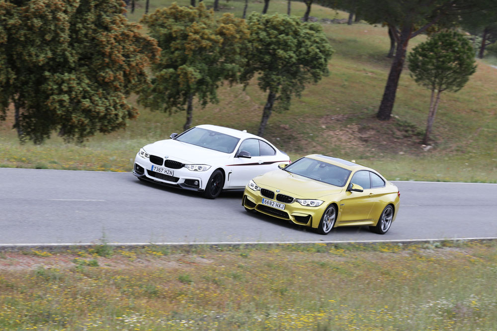 COMPARATIVA: BMW M4 Coupé vs BMW 435i M Performance - Periodismo del Motor