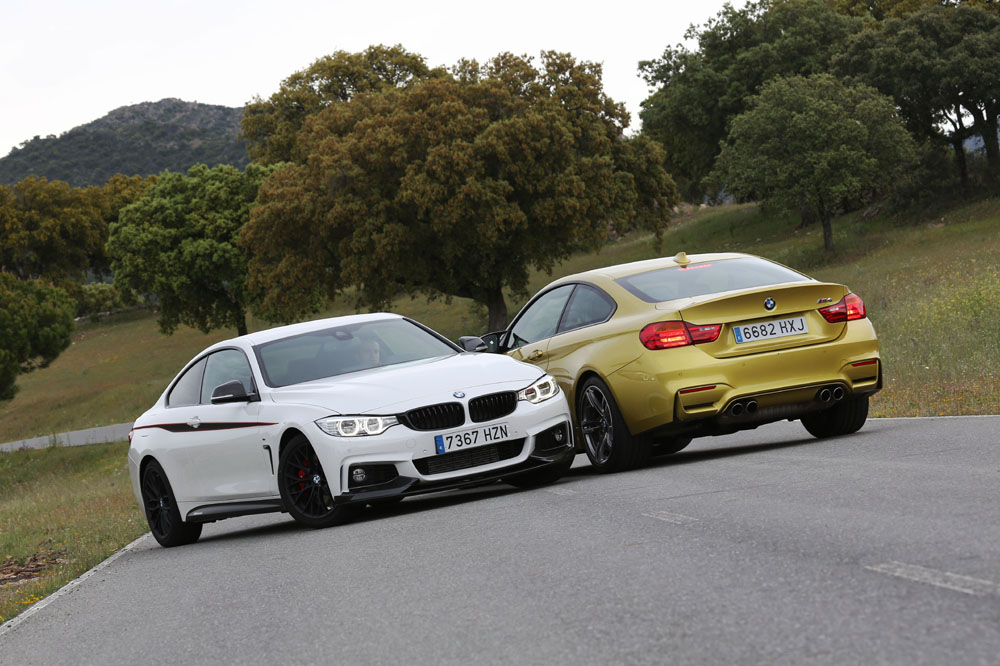 COMPARATIVA: BMW M4 Coupé vs BMW 435i M Performance - Periodismo del Motor