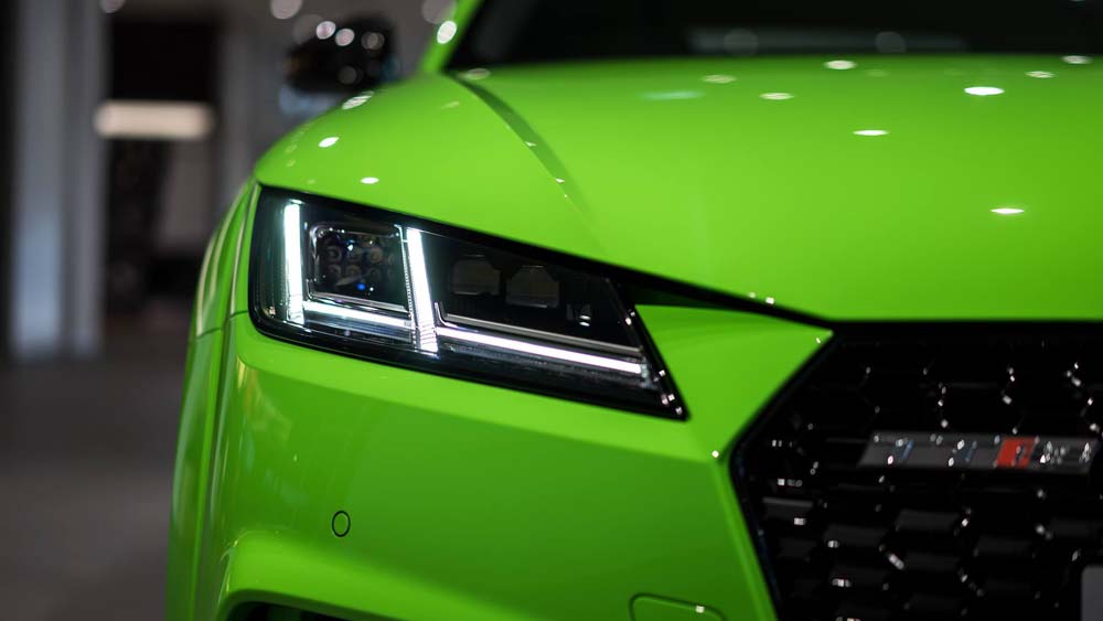 El Audi TT RS 2016 se viste de Verde Lima - Periodismo del Motor