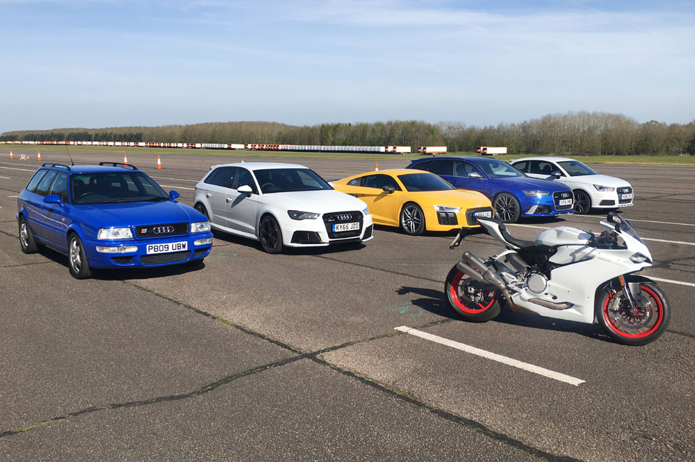 Guerra civil en Audi: RS2 vs S1 vs RS3 vs RS6 vs R8 - Periodismo del Motor
