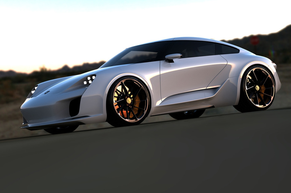 El diseñador del Bugatti Chiron imagina la evolución del Porsche 911 ...