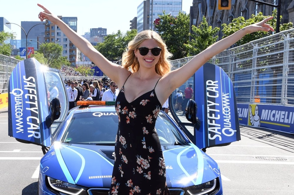 Vídeo: Kate Upton a bordo del BMW i8 Safety Car de la Fórmula E ...