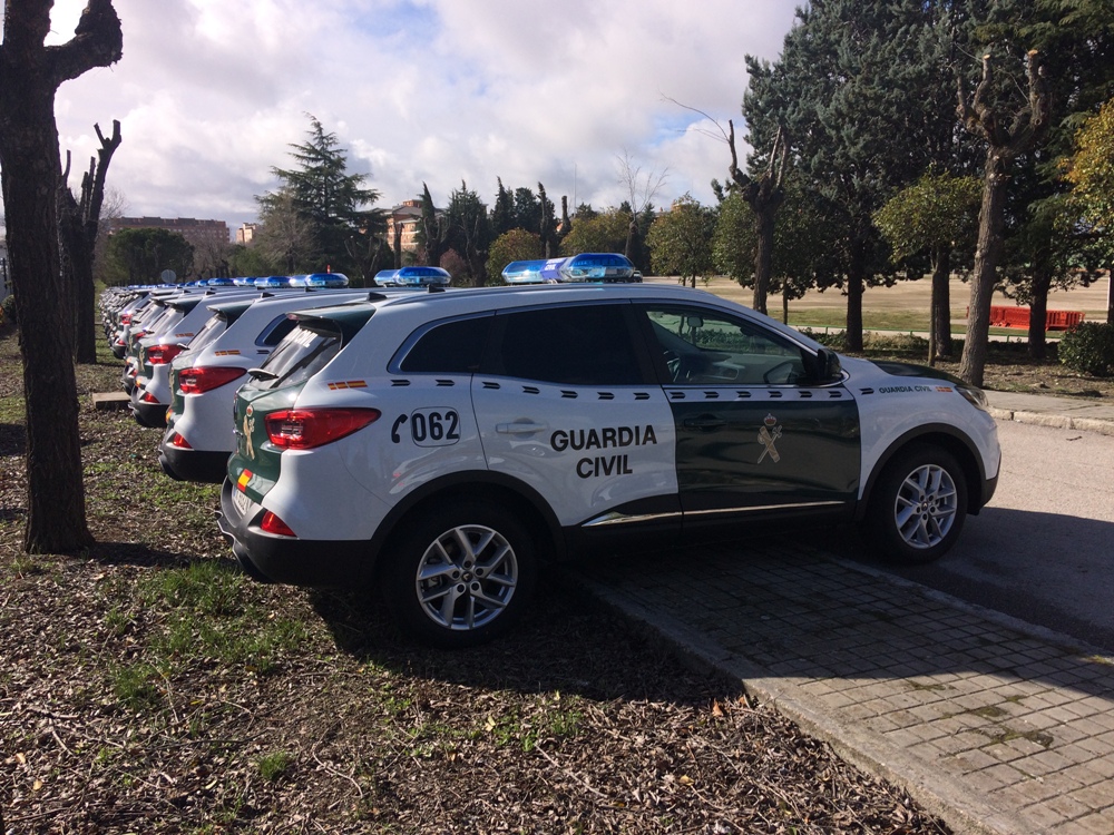 La Guardia Civil recibe 180 unidades del Renault Kadjar
