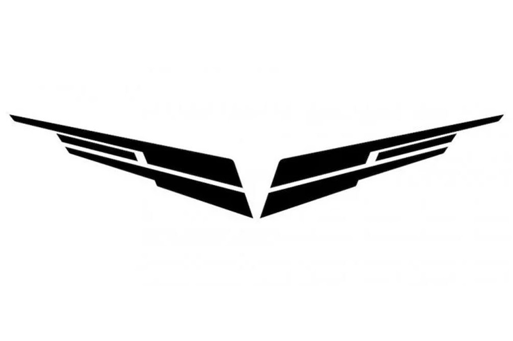 Este es el logo del Blackwing, el nuevo motor V8 de Cadillac ...
