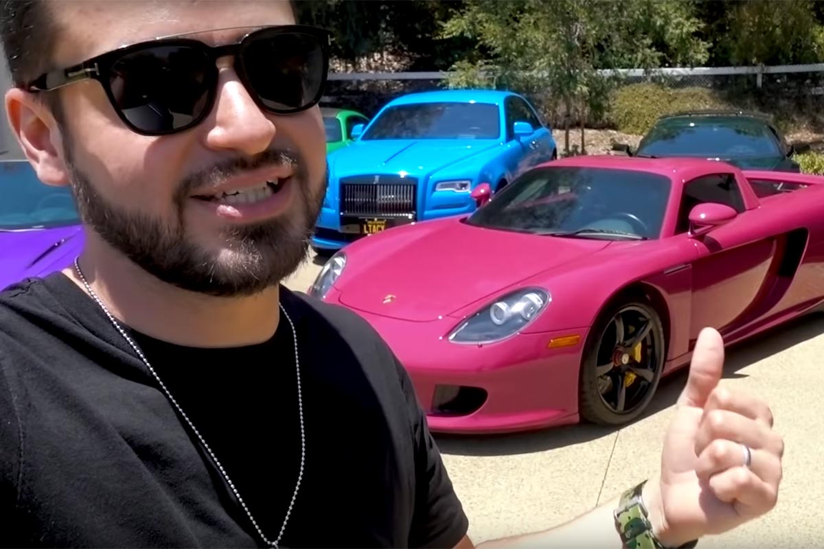 La espectacular colección de coches de Salomondrin