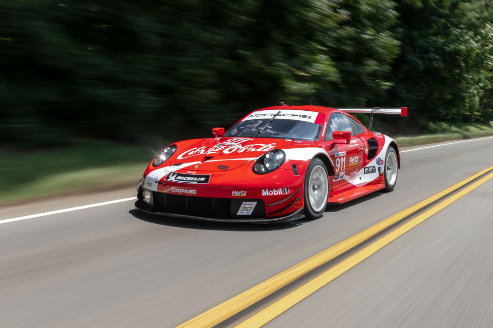 Porsche se viste de Coca-Cola para competir en Petit Le Mans ...