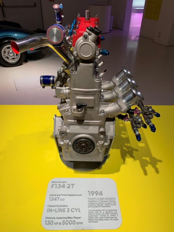 Ferrari F134, el motor tricilíndrico turbo de dos tiempos que creó ...