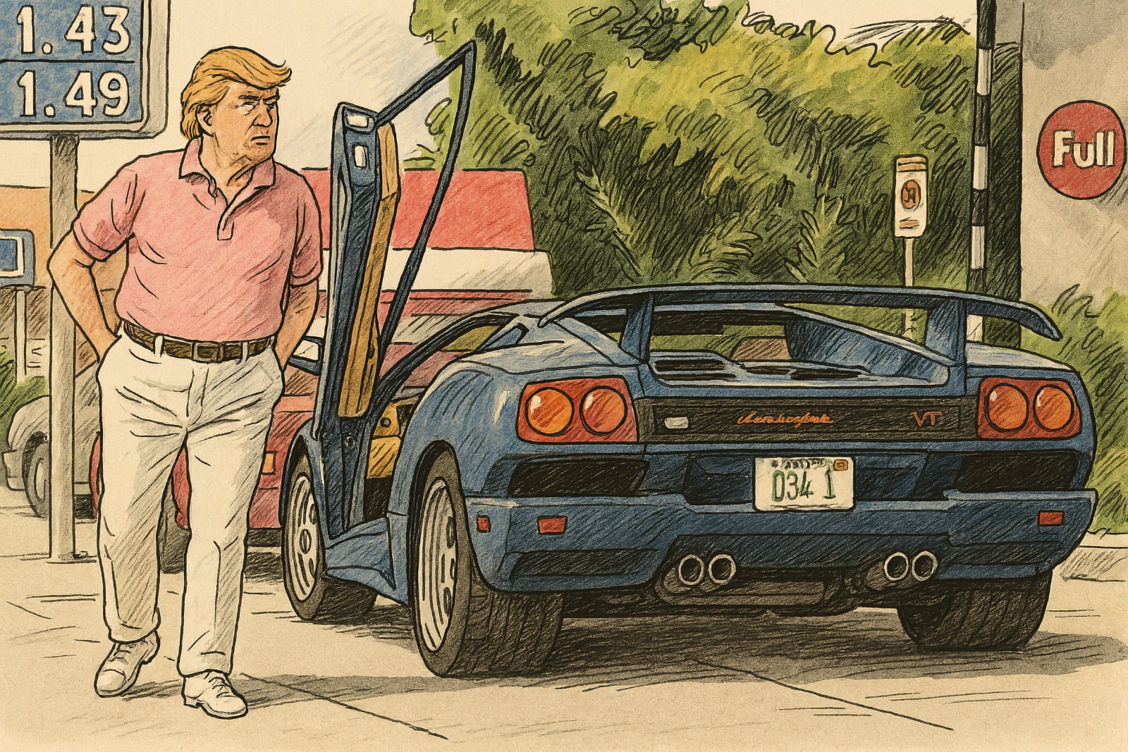 Los coches de Donald Trump, el presidente de los Estados Unidos que no ...