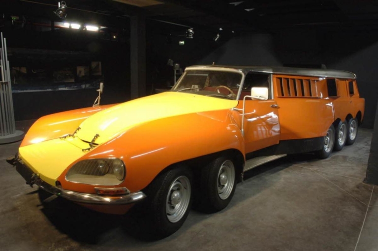 Citroën PLR (1972), el monstruo de diez ruedas para probar neumáticos ...