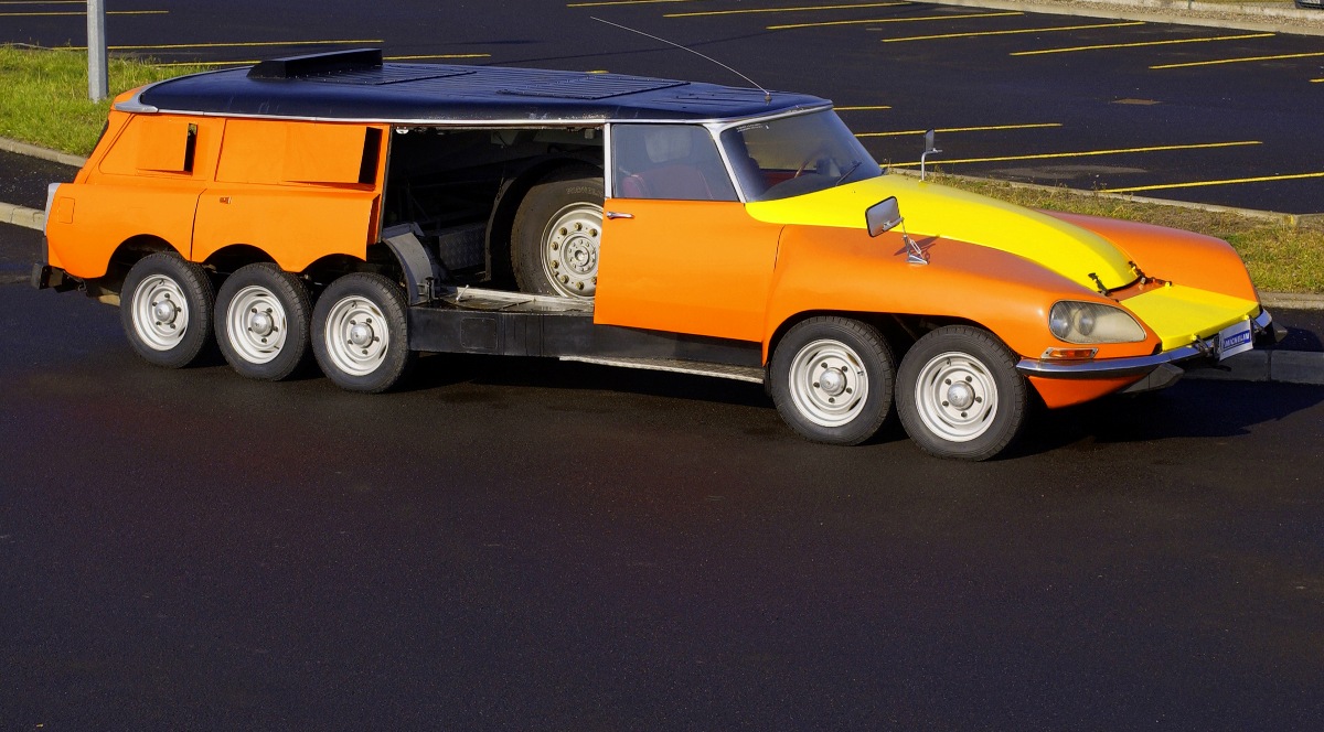 Citroën PLR (1972), el monstruo de diez ruedas para probar neumáticos ...