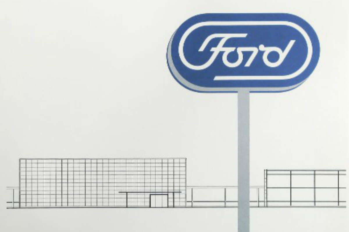 La historia de Ford, Paul Rand y el rediseño del logo que nunca se usó ...