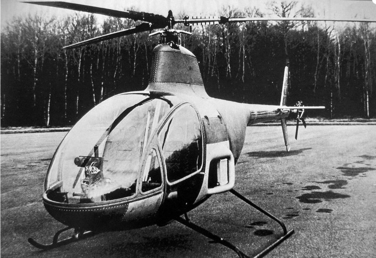 Citroën RE-2 (1975), el helicóptero con motor rotativo de Citroën