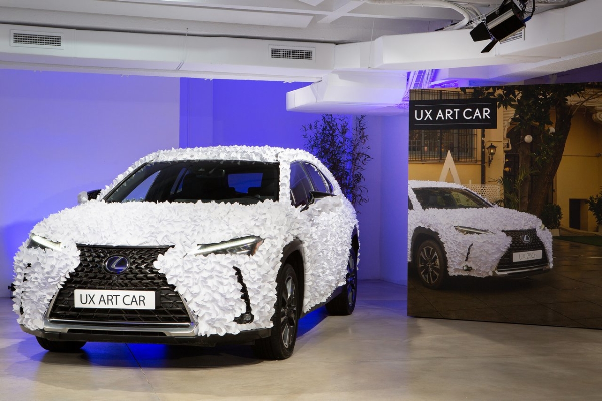 Lexus UX Art Car, el arte como inspiración - Periodismo del Motor