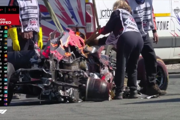 Max Verstappen sobrevivió a 51G un su accidente, más de tres toneladas ...