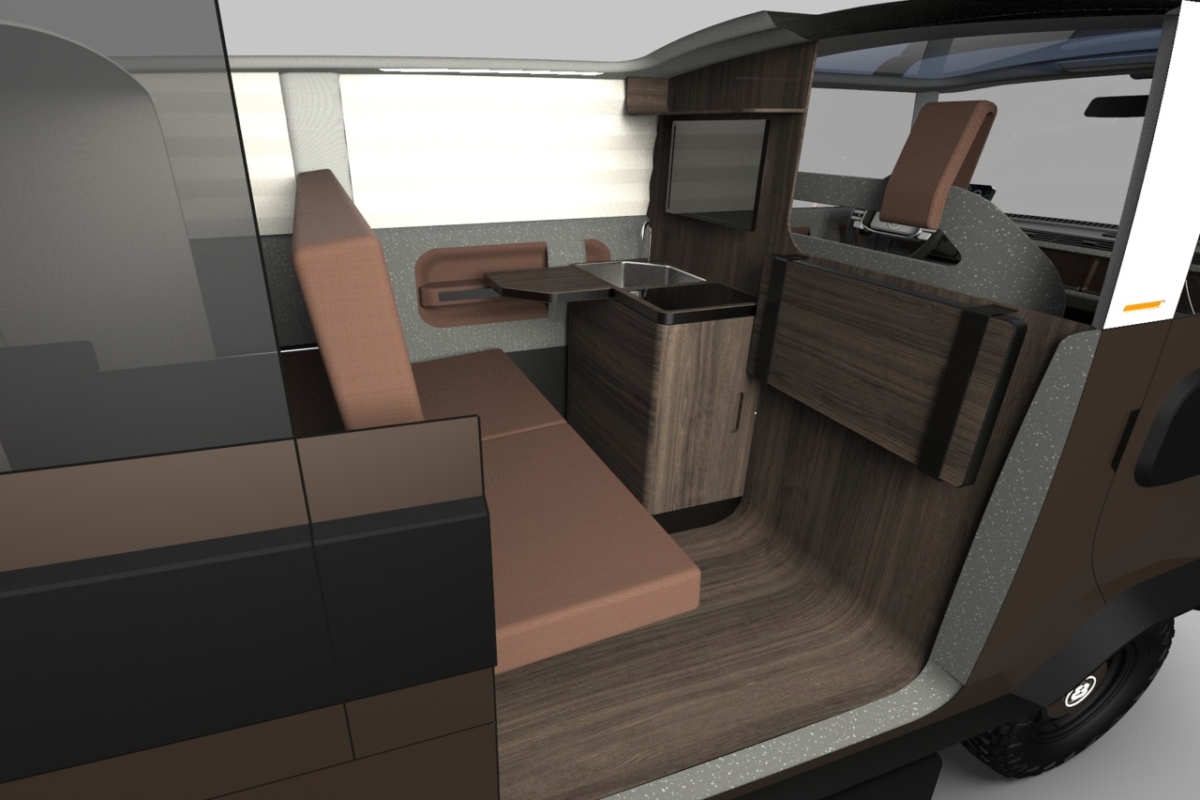 Xbus, el pequeño camión eléctrico camperizado - Periodismo del Motor