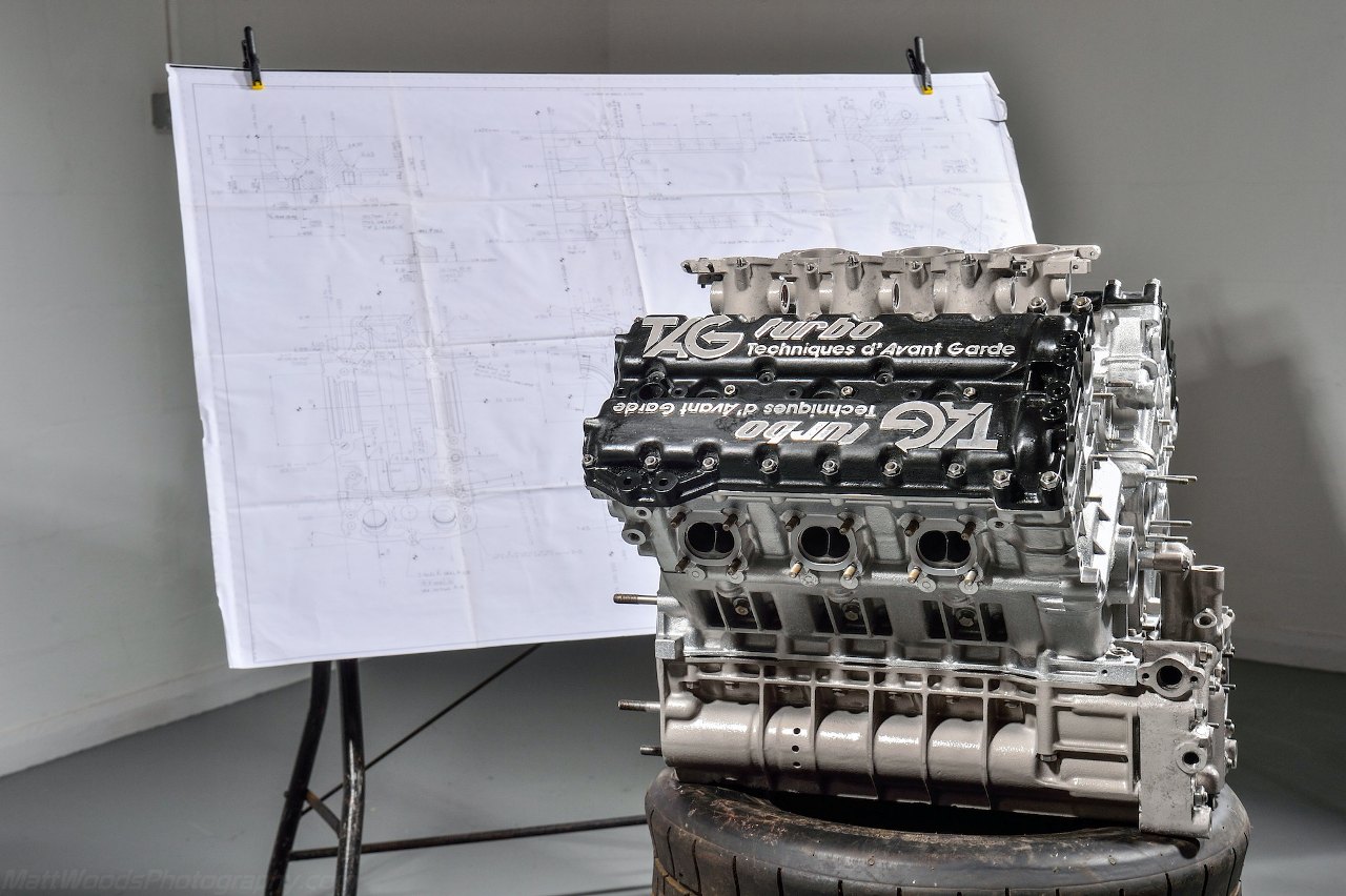 A la venta un motor Porsche TAG turbo de F1 de 1984