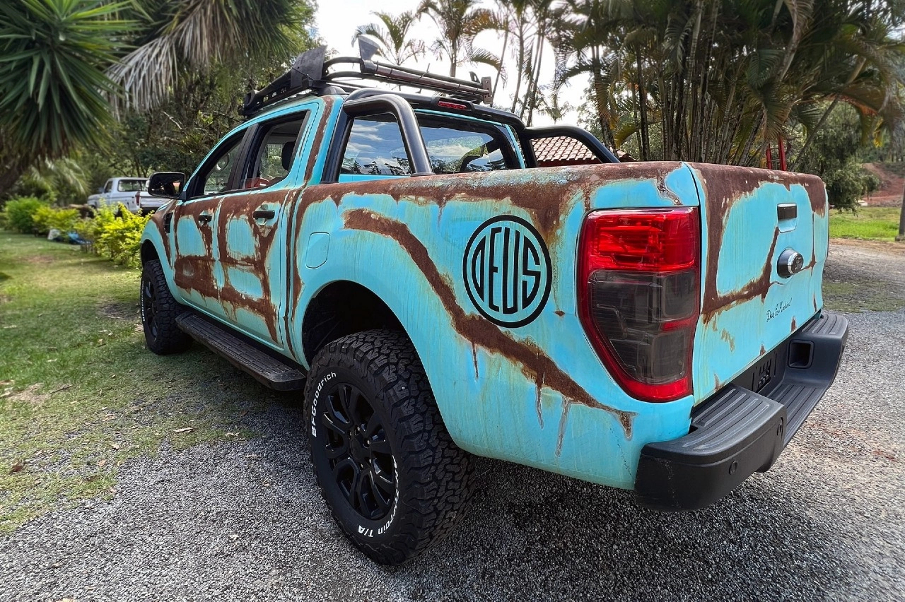 Ford Ranger Rusty Blue, un one-off con “efecto abandono” - Periodismo ...