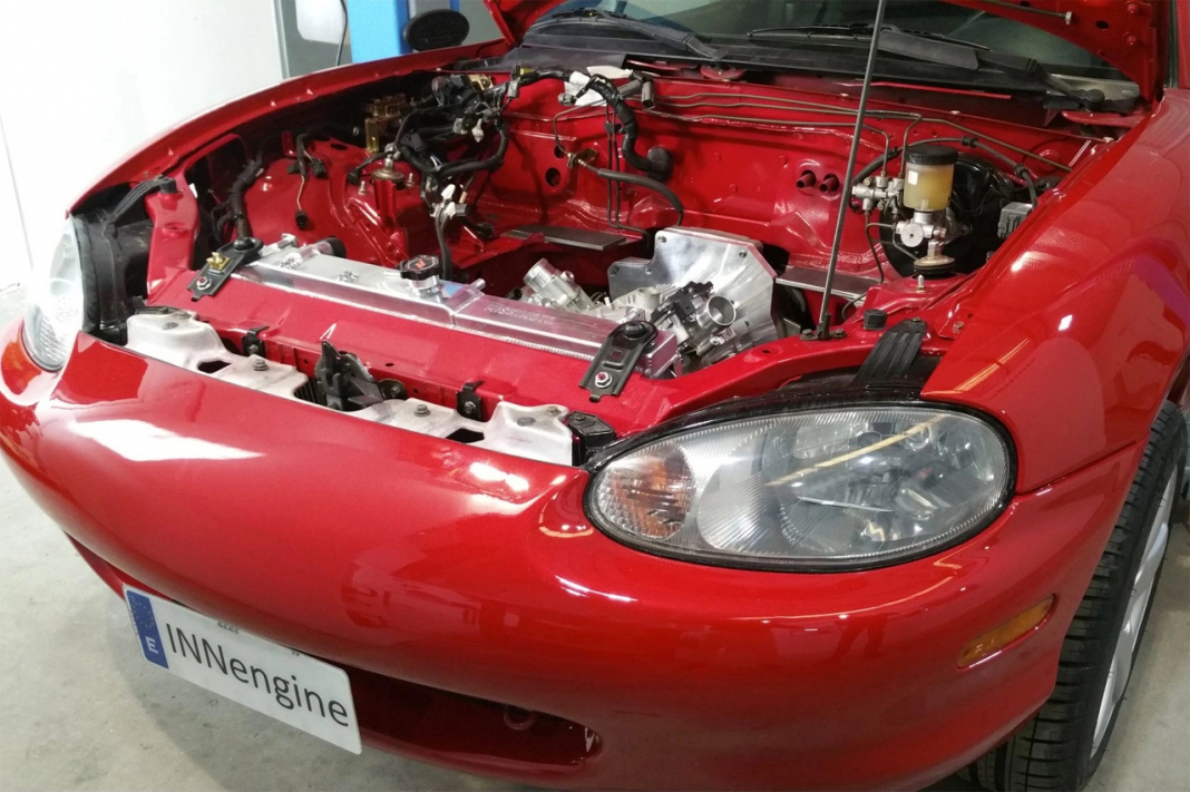 El revolucionario motor español Innengine fue probado en un Mazda MX-5 ...