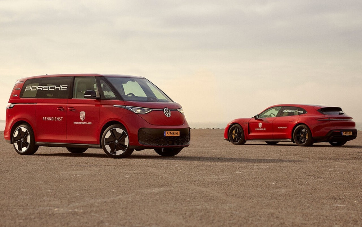 El Volkswagen ID.Buzz se viste de Porsche Renndienst - Periodismo del Motor