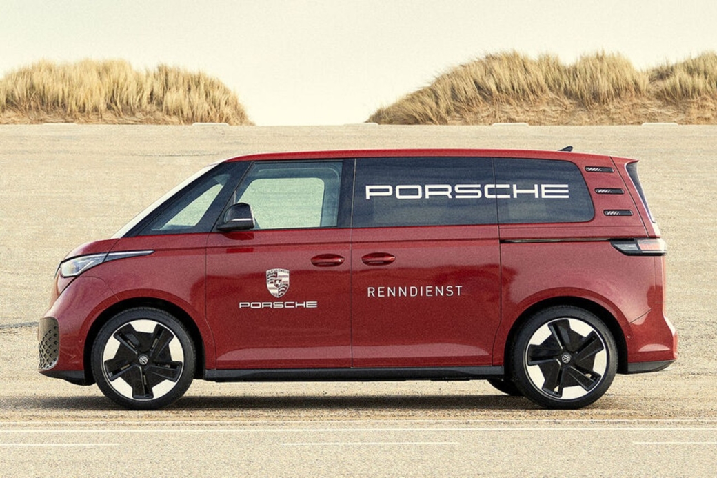 El Volkswagen ID.Buzz se viste de Porsche Renndienst - Periodismo del Motor