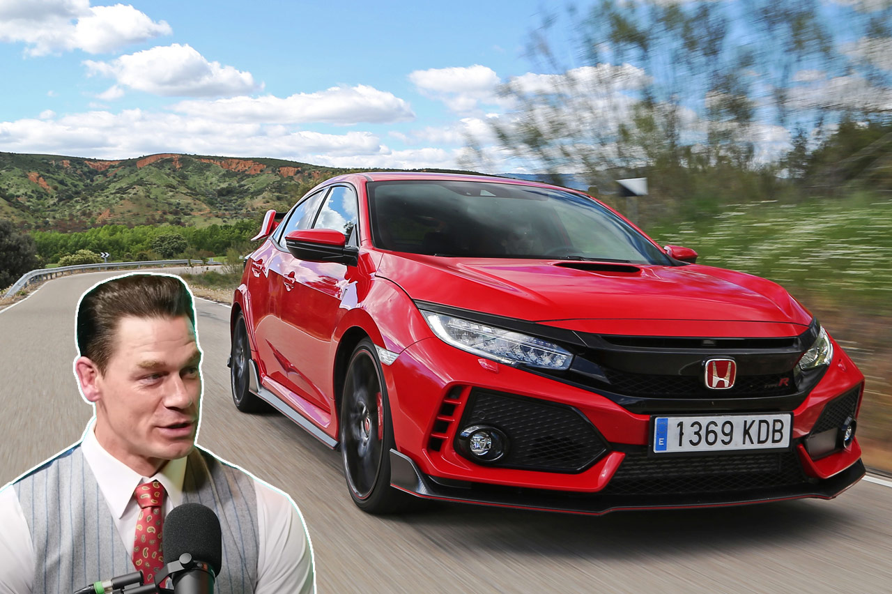 John Cena conduce a diario un Honda Civic Type R - Periodismo del Motor