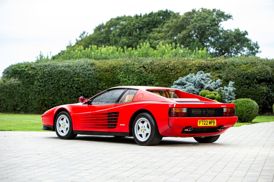 A subasta el Ferrari Testarossa de 1988 de Nigel Mansell