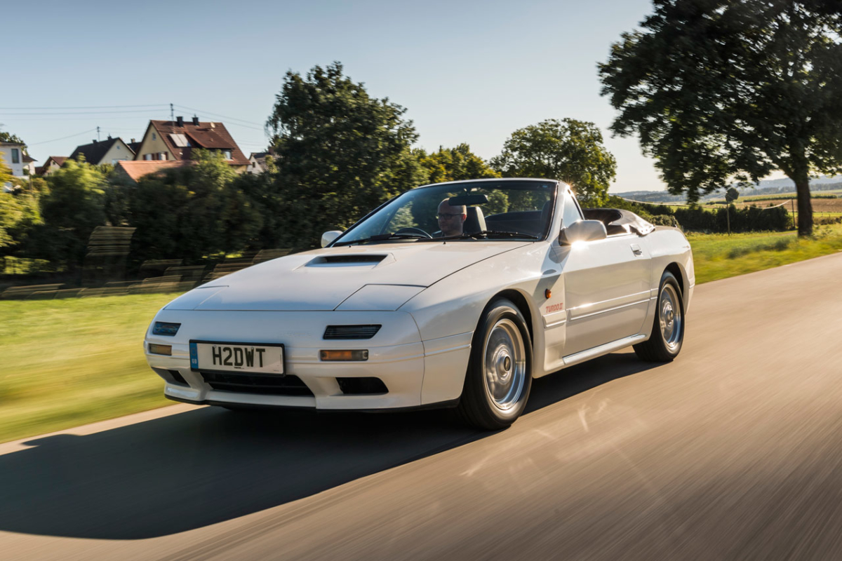 PRUEBA del Mazda RX-7 Turbo II Convertible, exotismo sobre ruedas