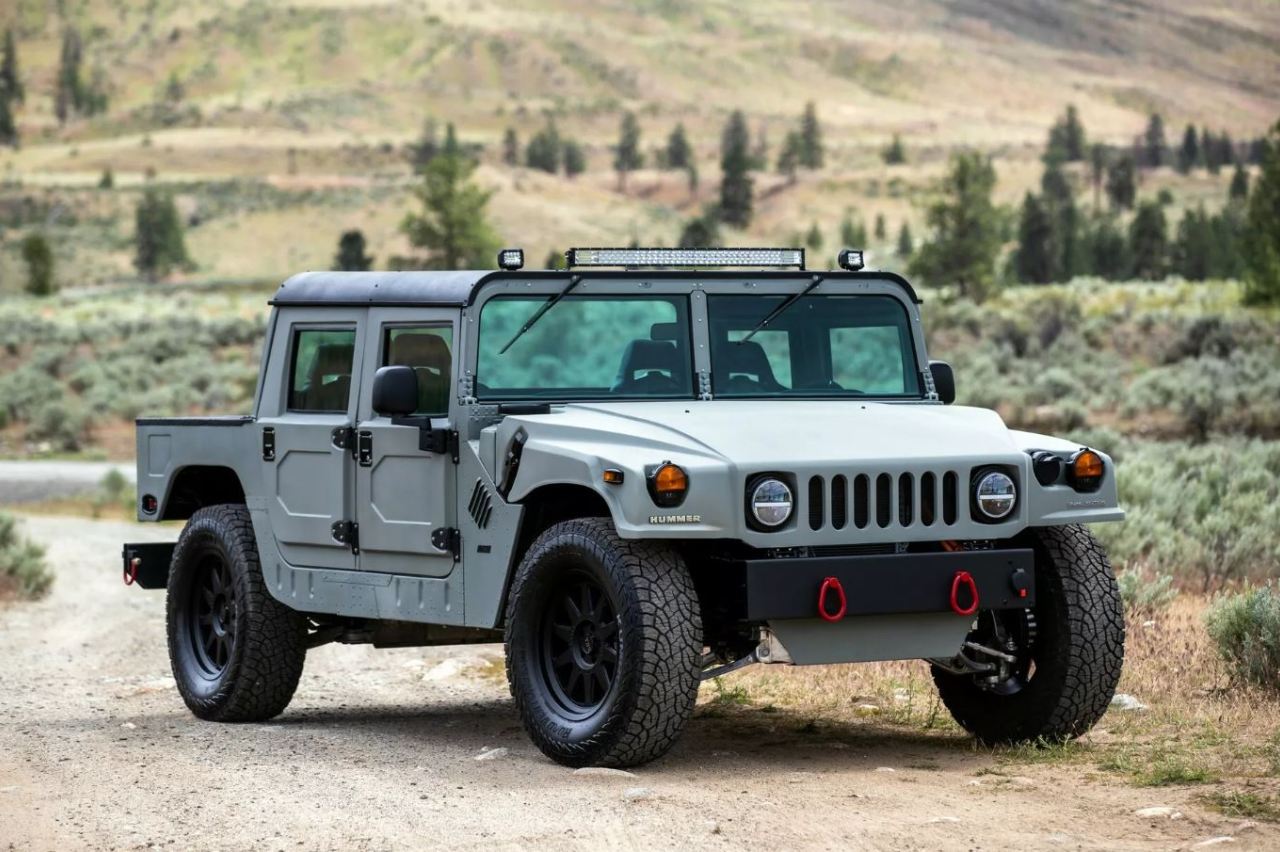 Este Hummer H1 ha sido equipado con un sistema de propulsión eléctrico ...