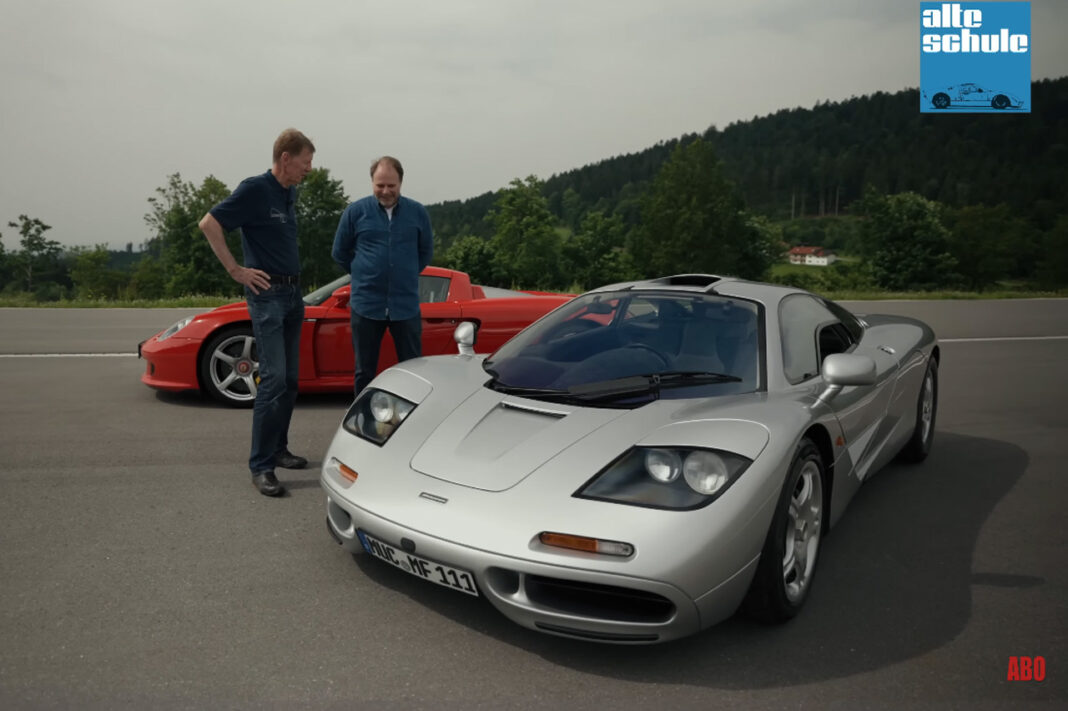 Walter Röhrl prueba un McLaren F1 (y lo compara con un Porsche Carrera ...