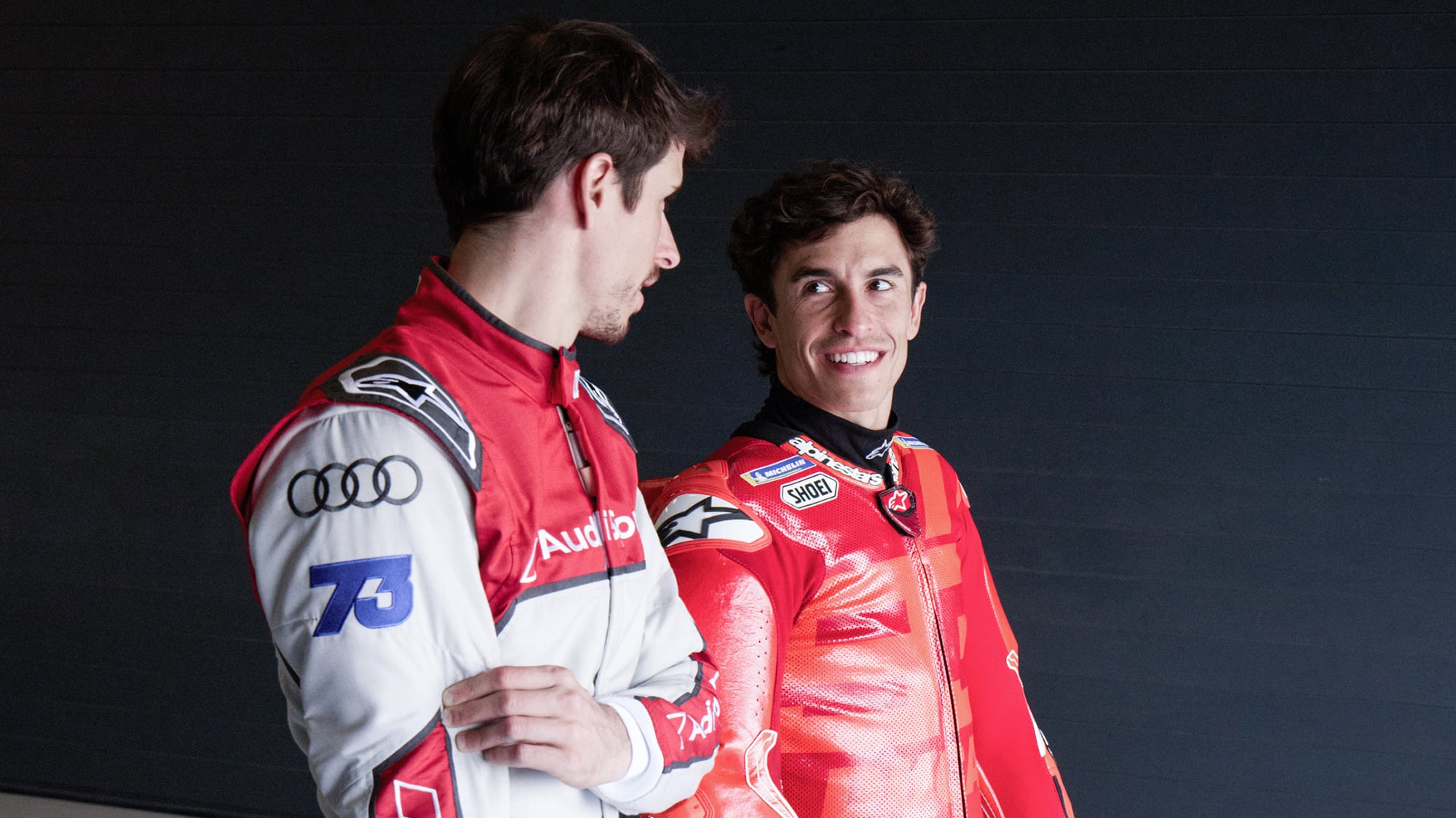 Marc Márquez contra Álex Márquez en el Jarama en un duelo entre Ducati y Audi: "¡Hostia, cómo ...