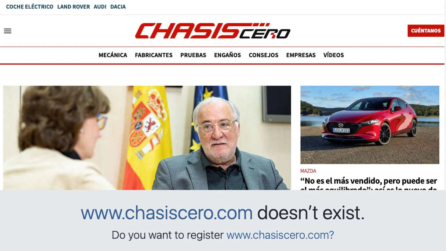 Chasis Cero, la web de Ángel Gaitán, cerrada - Periodismo del Motor